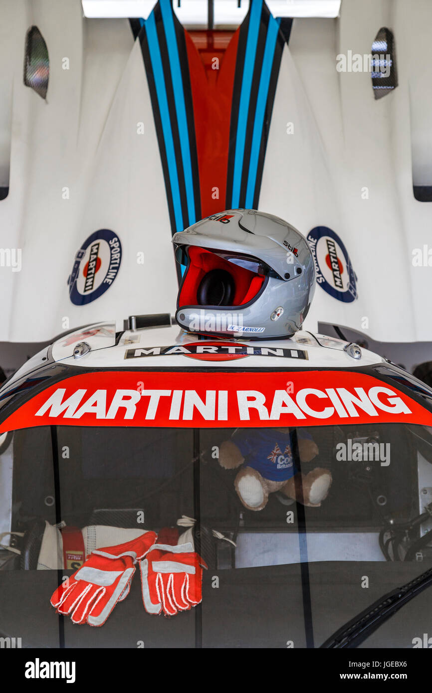 Martini Racing Lancia livery and Maurizio Zarnolli helmet in the ...