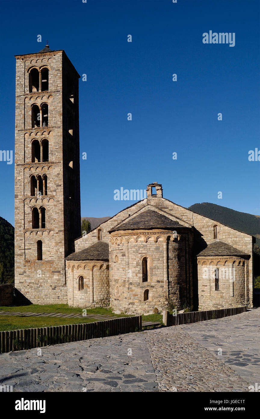 Romanesque church of Sant Climent de Taull, Lleida province, Catalonia ...