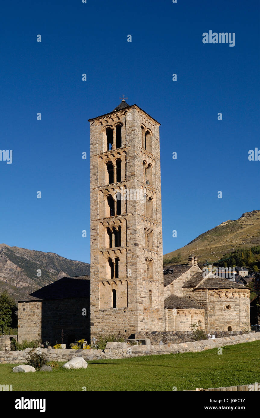 Romanesque church of Sant Climent de Taull, Lleida province, Catalonia ...
