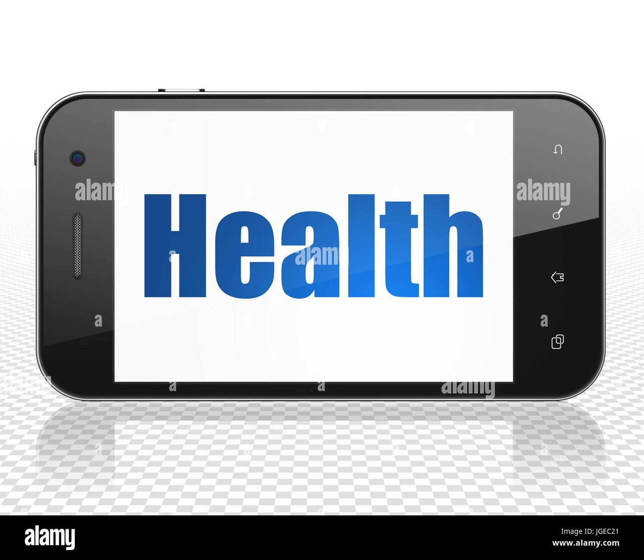Health concept: Smartphone with Health on display Stock Photo - Alamy