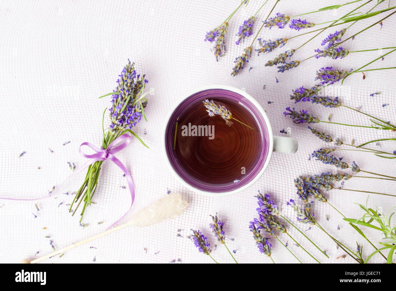 Tea with flowers hi-res stock photography and images - Alamy