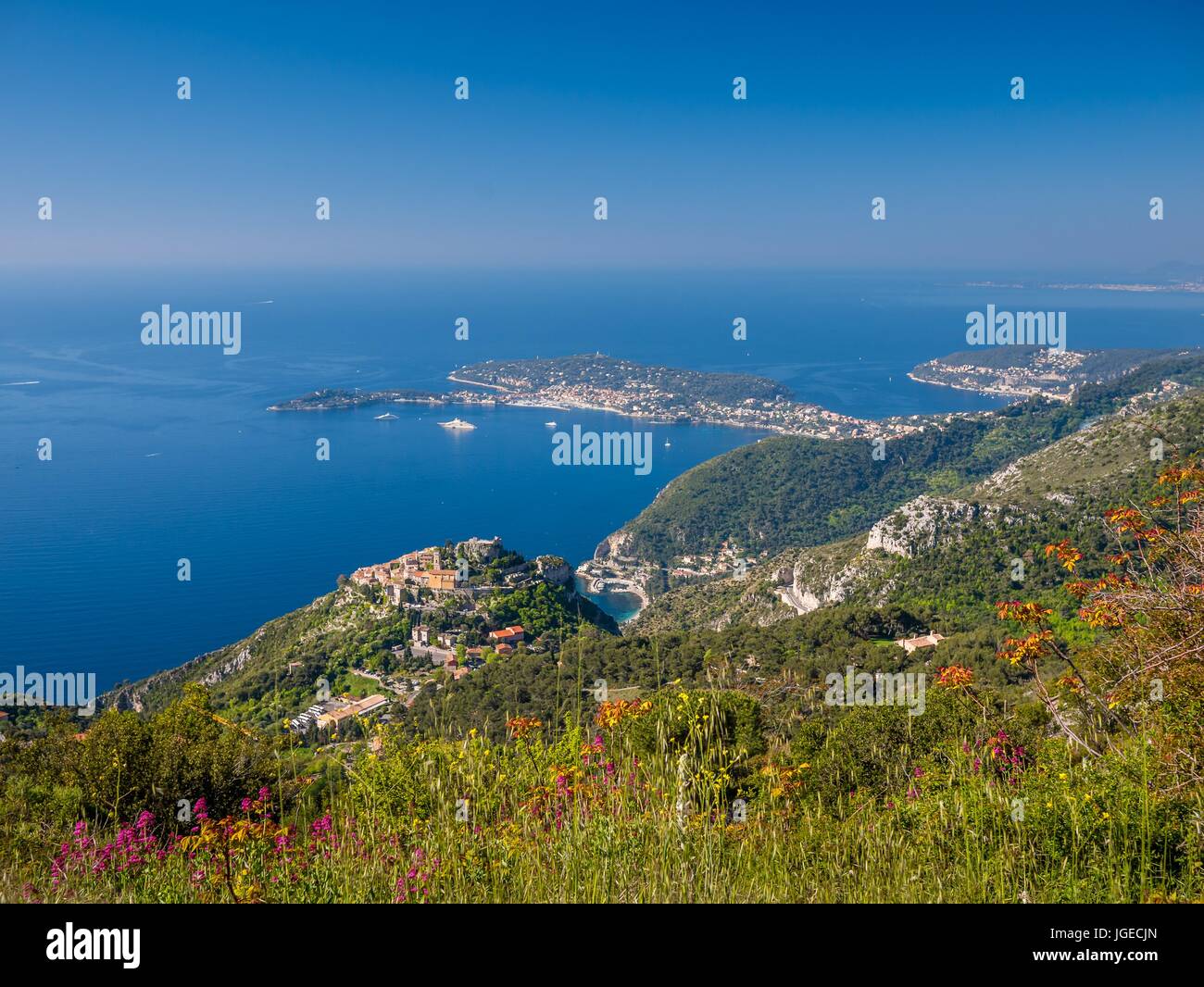 Eze village french riviera Stock Photo - Alamy