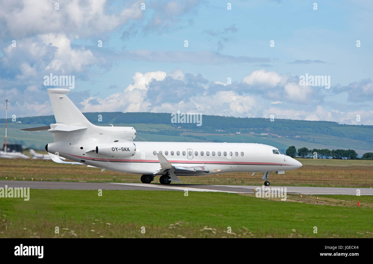 The Danish Lego toy company private Dassault Falcon 8X business jet ...