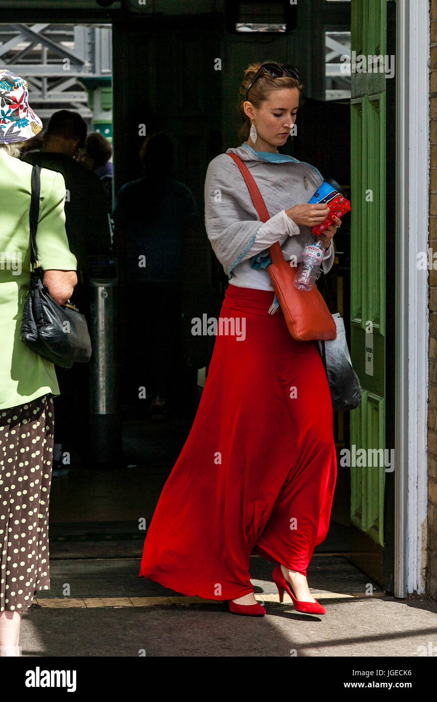 Young Opera Fans Arrive At Lewes Station En Route To Glyndebourne Opera ...