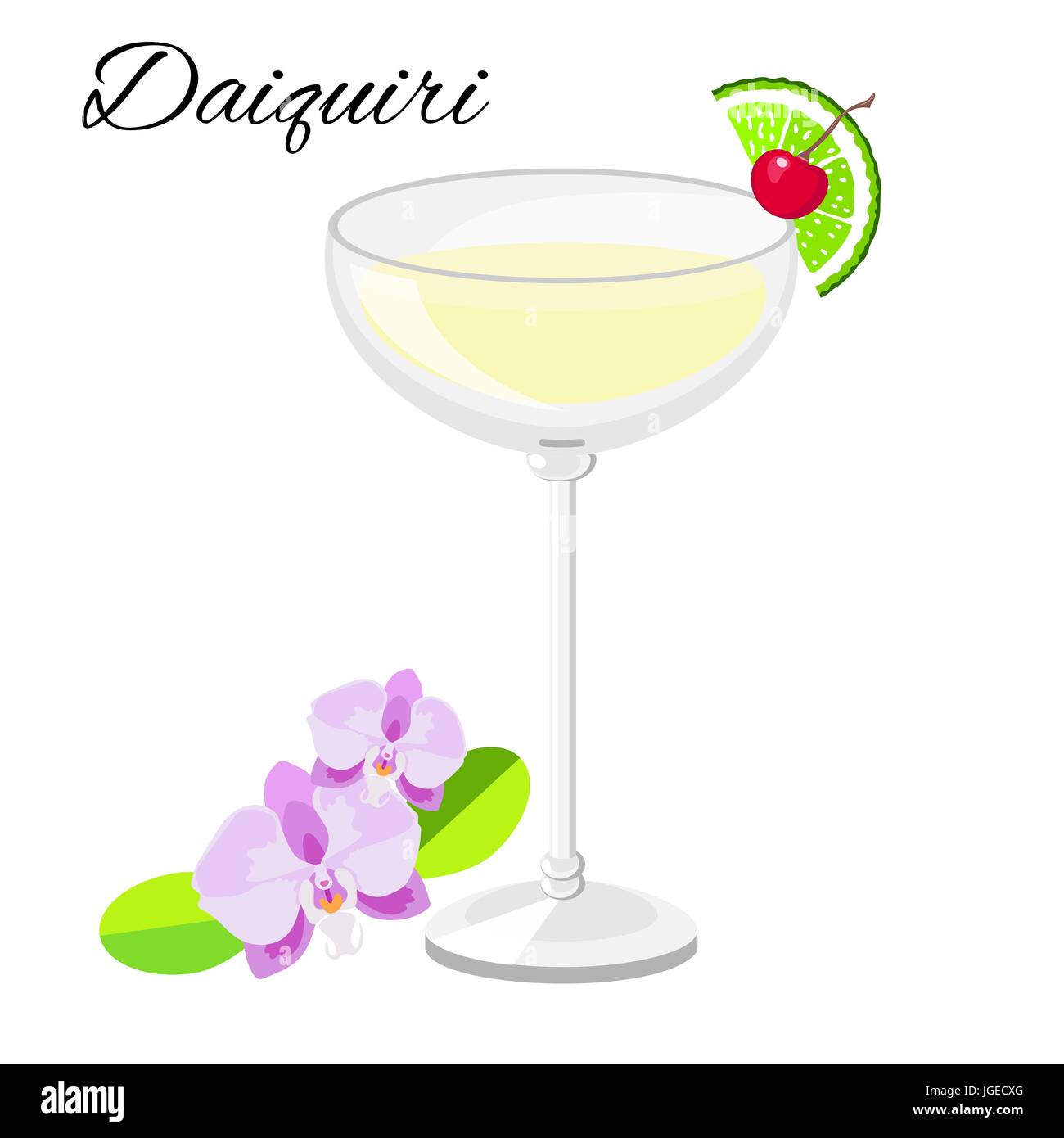 Cocktail on bar Stock Vector Images - Alamy