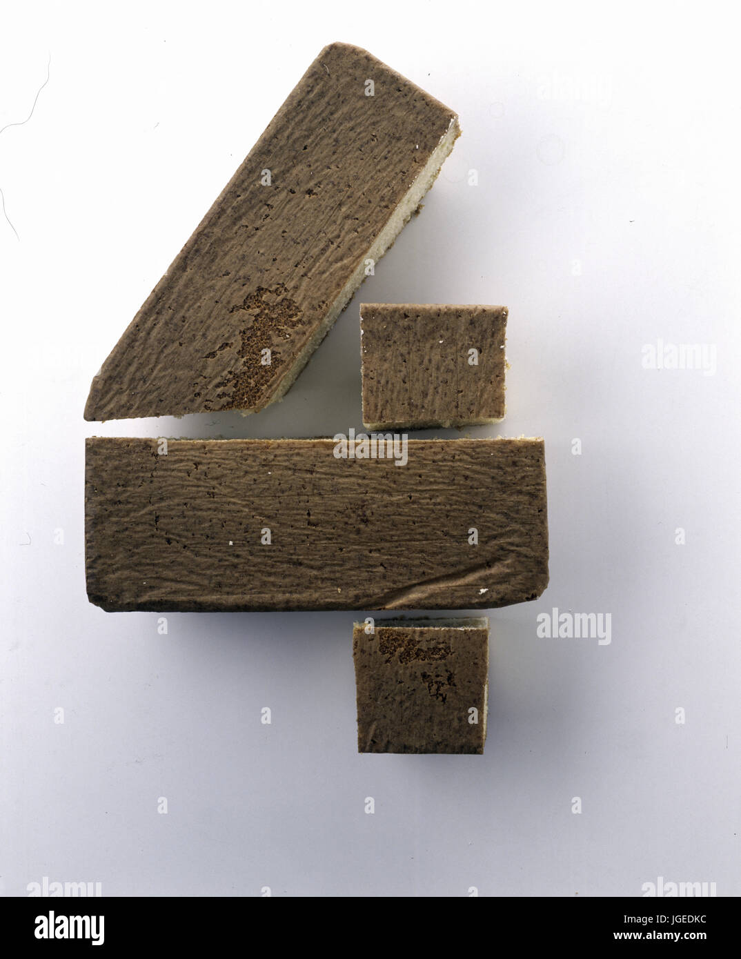 Step x steps Sponge cut up to form numbers Stock Photo - Alamy