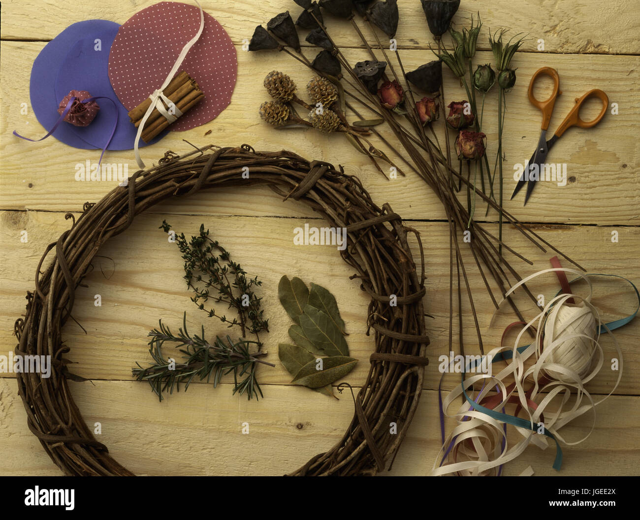 Natural craft materials hi-res stock photography and images - Alamy