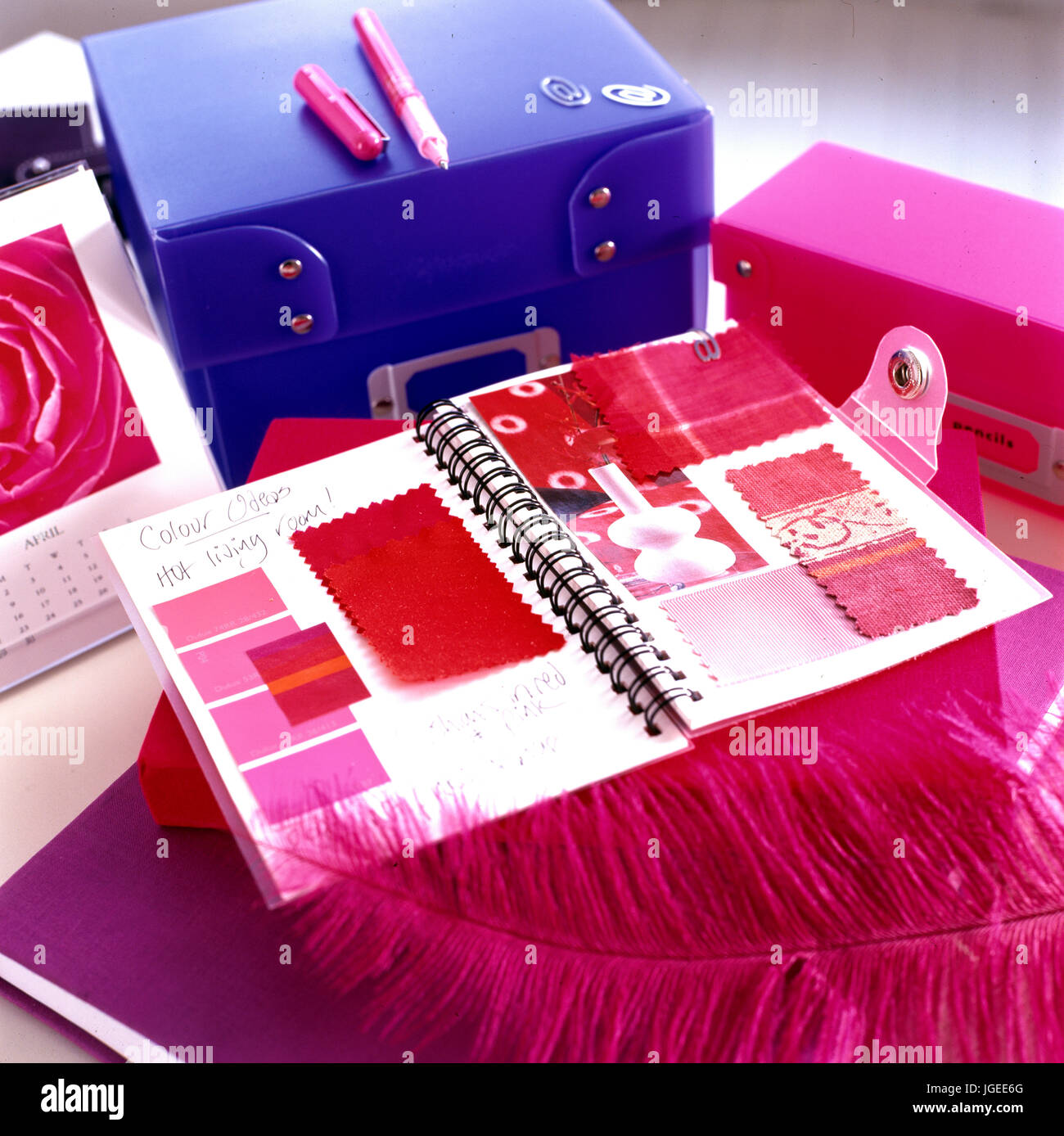 Materials and samples for project *** Local Caption *** Step x step ...