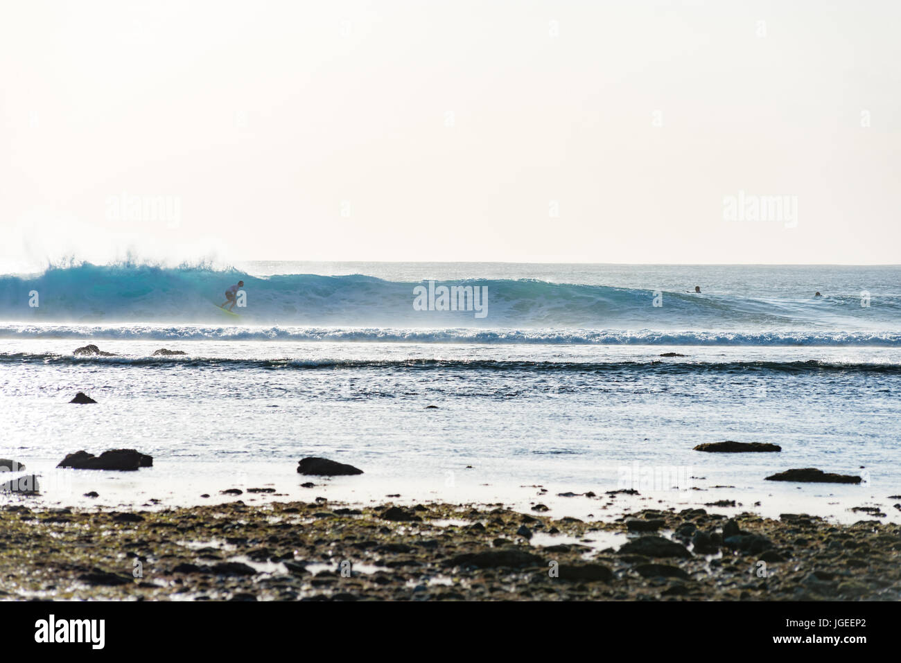 7th June 2017; Desert Point, Lombok, Indonesia.; Surfers from around ...