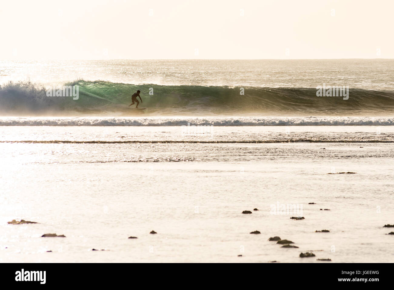 7th June 2017; Desert Point, Lombok, Indonesia.; Surfers from around ...