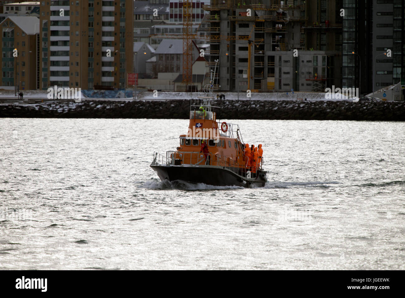 ICE-SAR boat (Icelandic Association for Search and Rescue Stock Photo ...