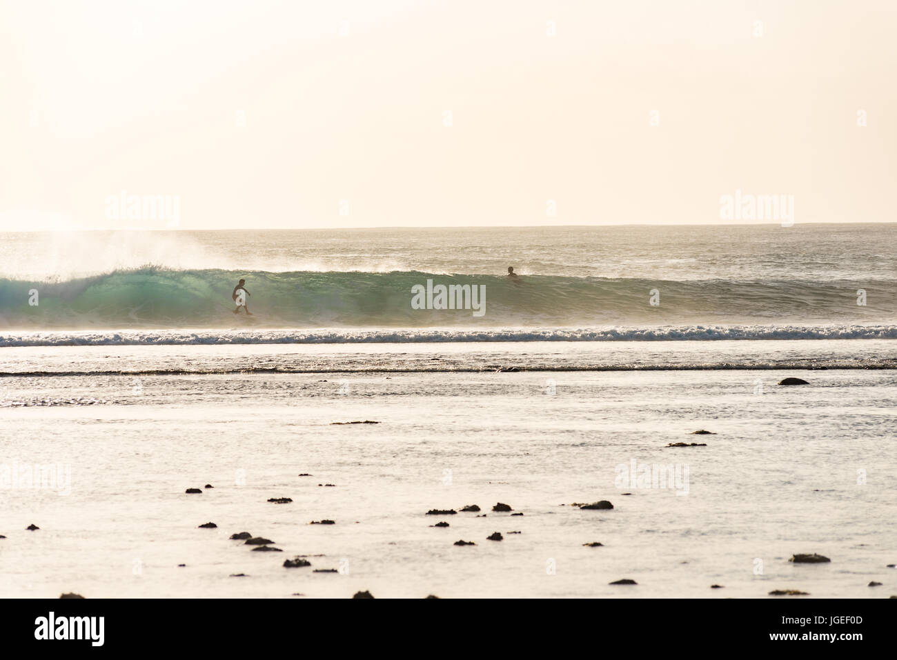 7th June 2017; Desert Point, Lombok, Indonesia.; Surfers from around ...