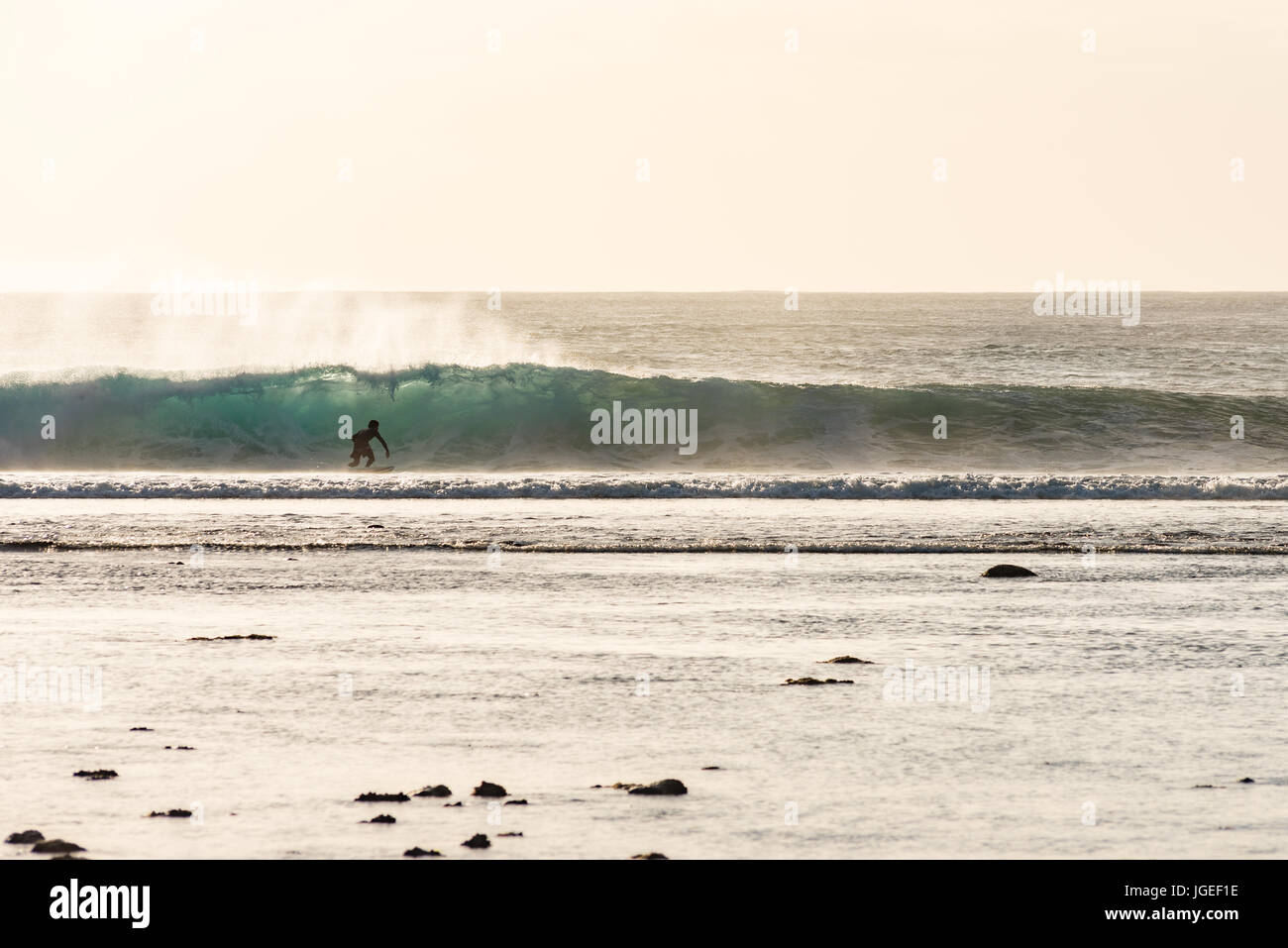 7th June 2017; Desert Point, Lombok, Indonesia.; Surfers from around ...