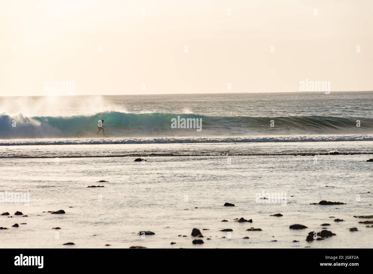 7th June 2017; Desert Point, Lombok, Indonesia.; Surfers from around ...