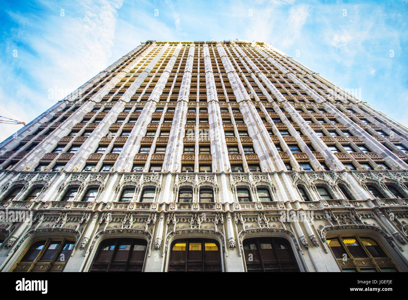 View of historic Woolworth Building in lower Manhattan Stock Photo - Alamy