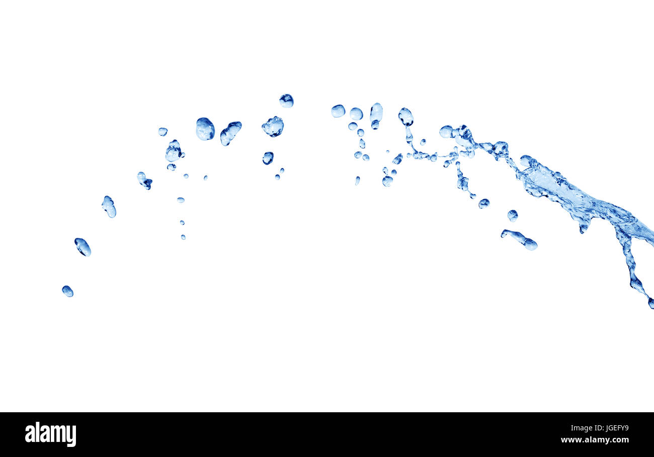 Long water splash Cut Out Stock Images & Pictures - Alamy