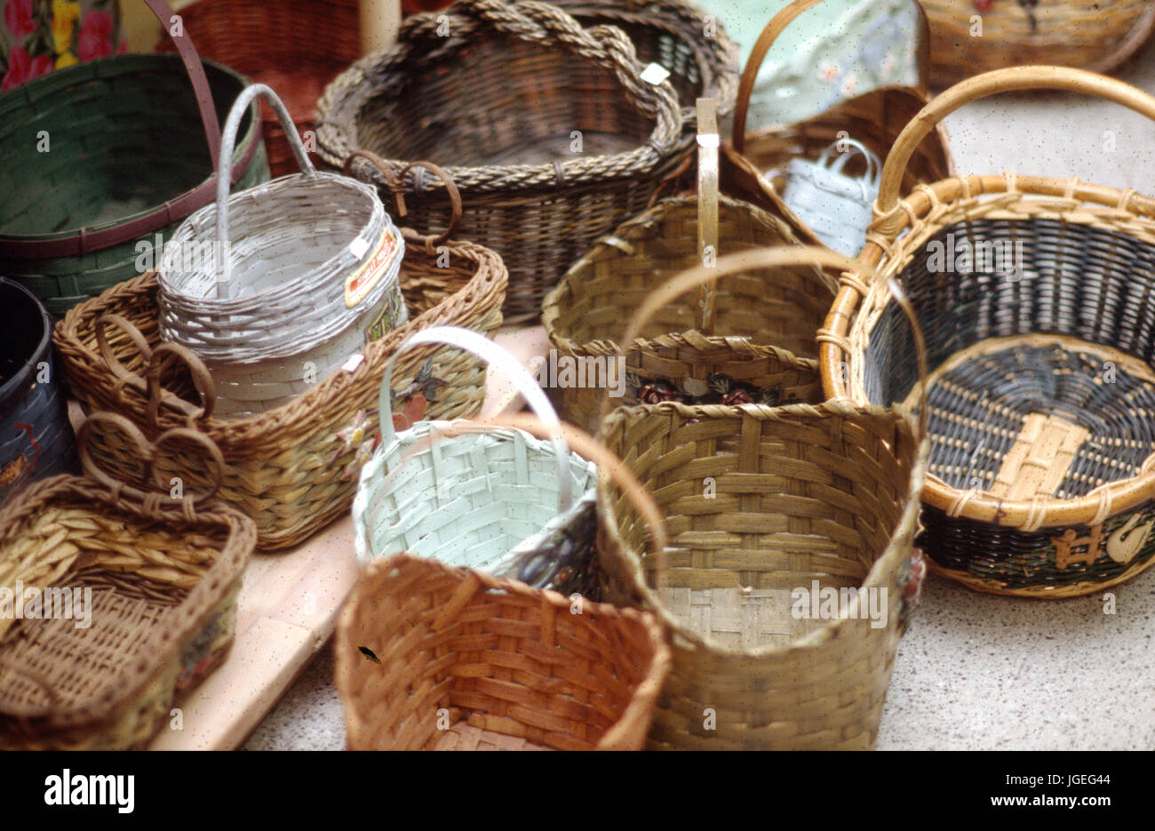 Assorted baskets hi-res stock photography and images - Alamy