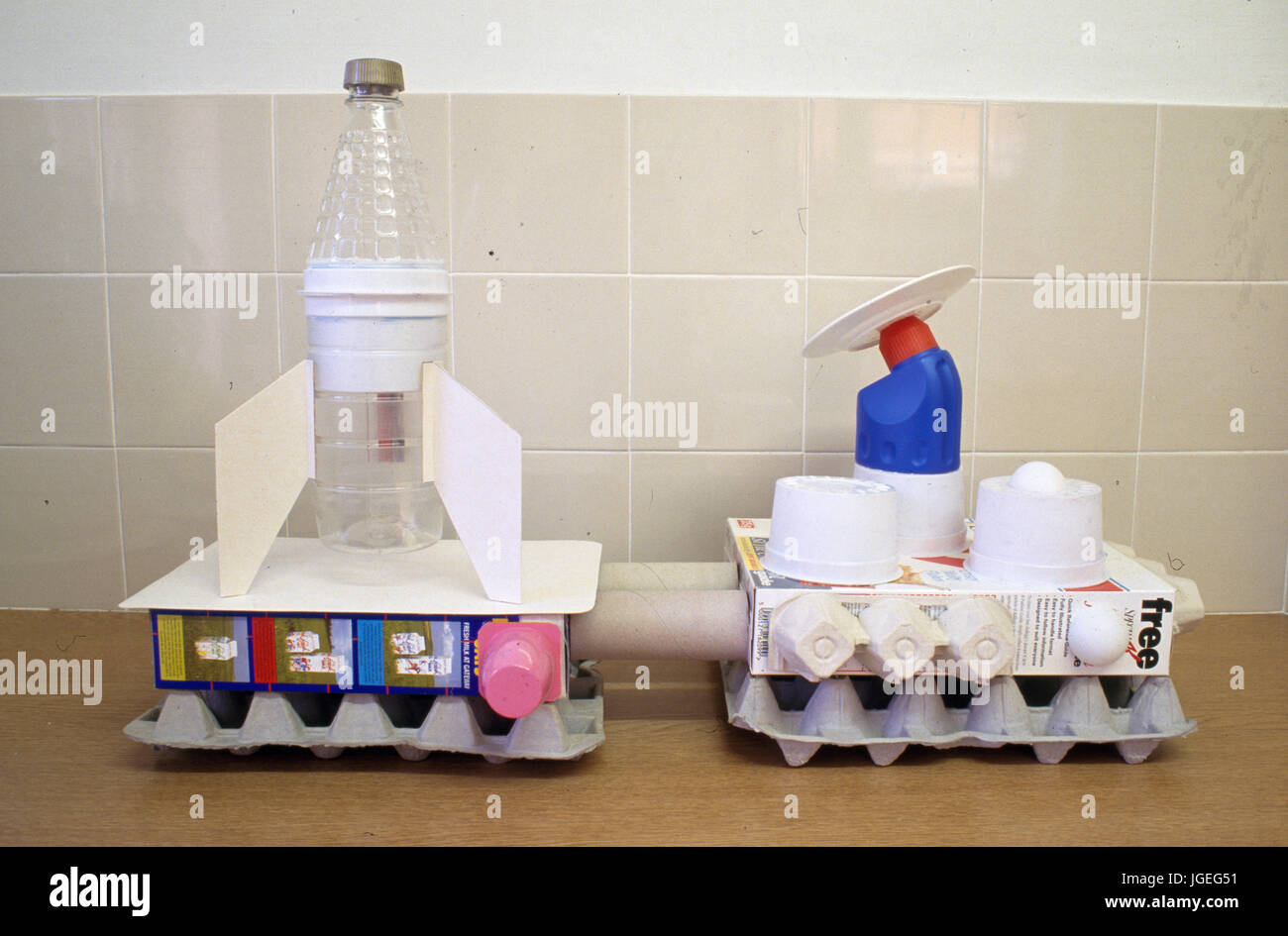 Plastic recycling craft hi-res stock photography and images - Alamy