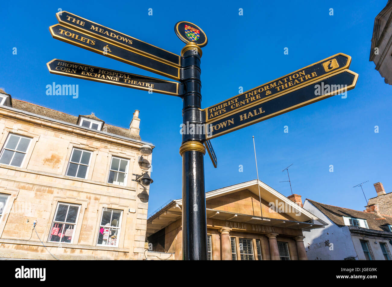 Clear sky historic town hall hi-res stock photography and images - Alamy
