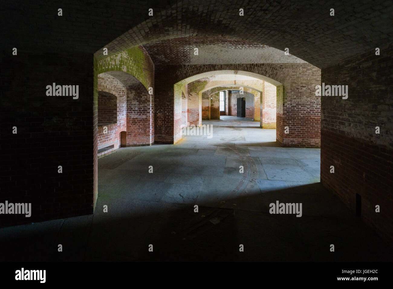 Brick archway fort point hi-res stock photography and images - Alamy