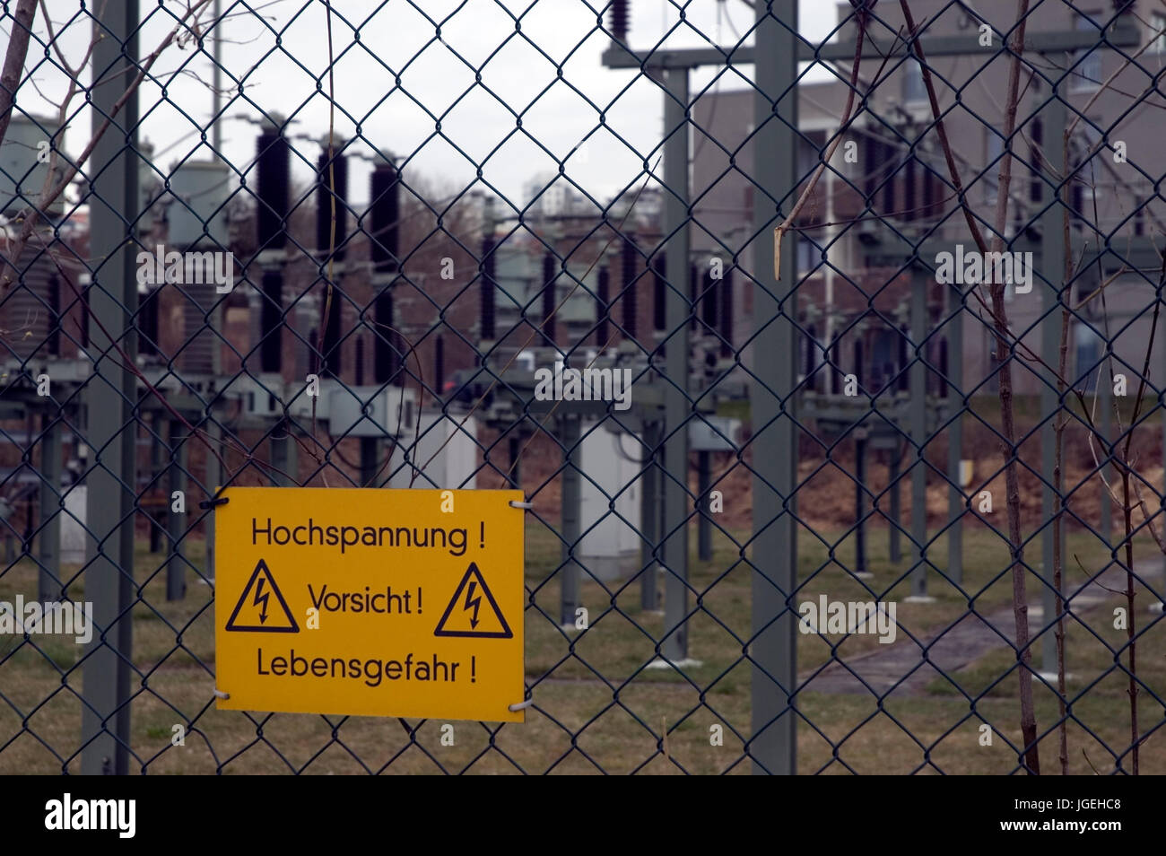 Substation Sign High Resolution Stock Photography and Images - Alamy