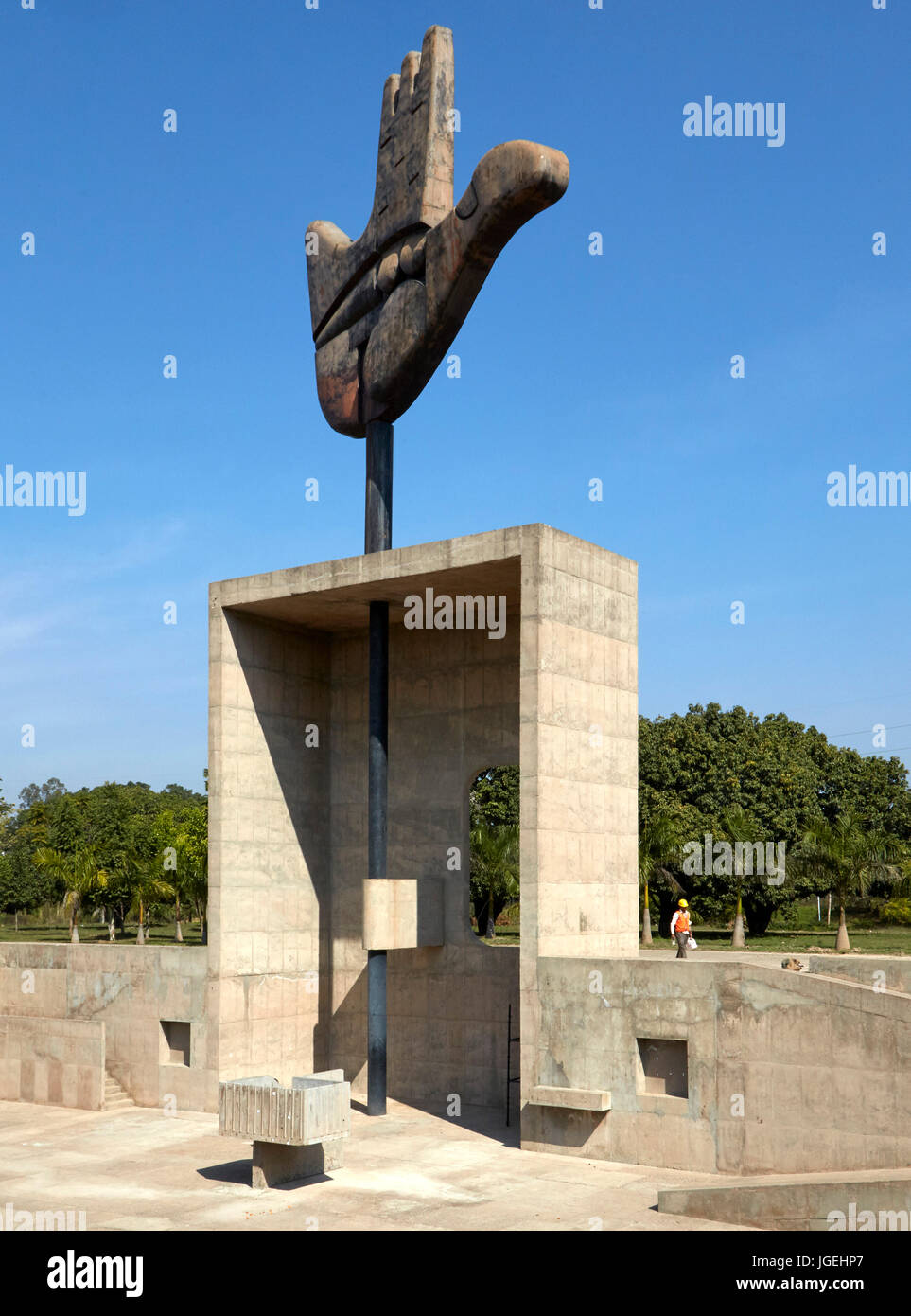 Overall exterior view from above the 'contemplation hollow'. The Open ...