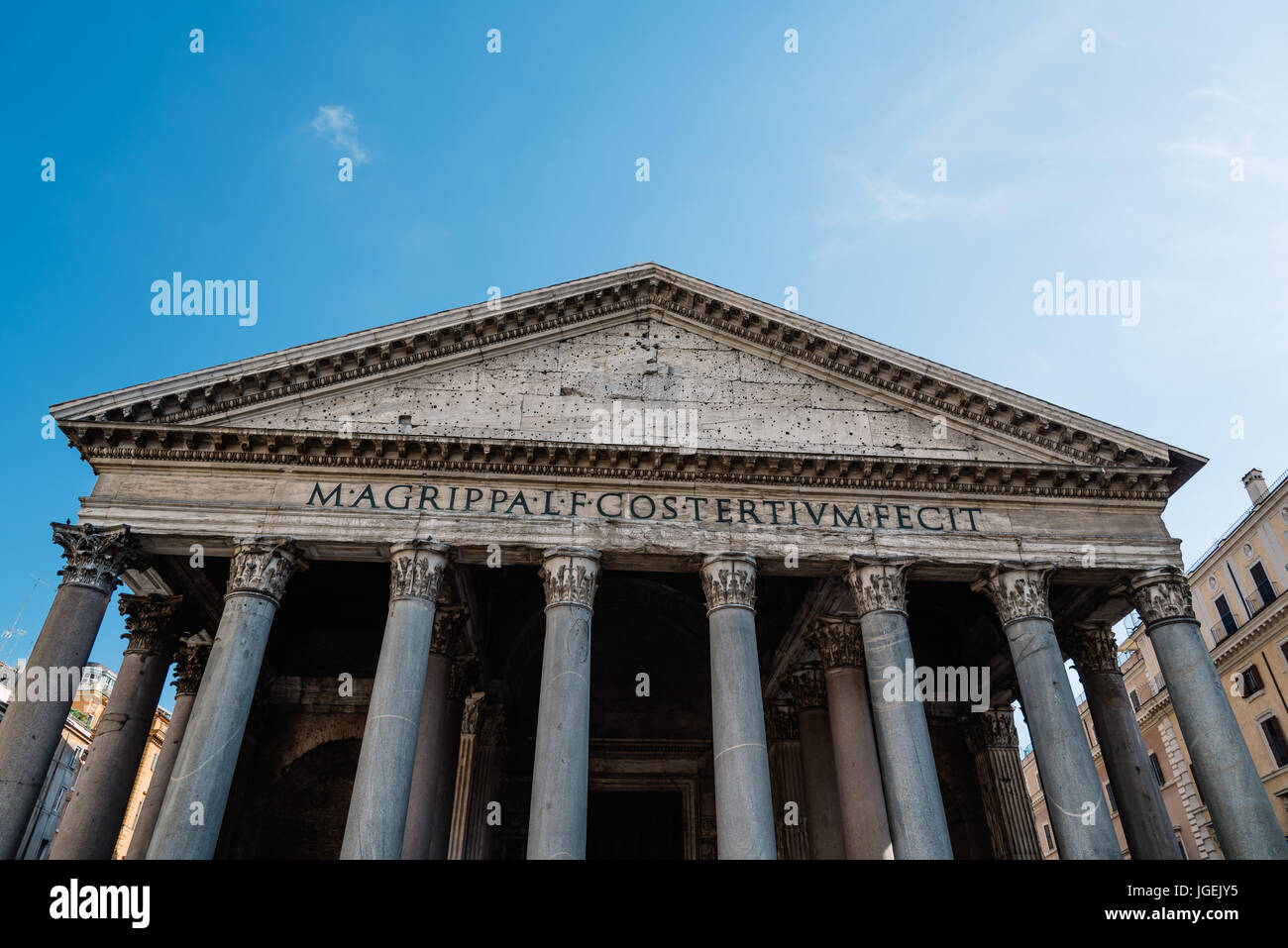 Wall brick roman italy italian pantheon hi-res stock photography and ...