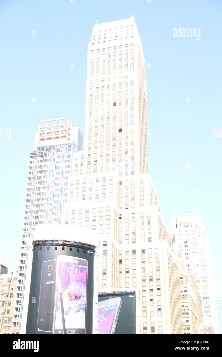 Nelson Tower, Times Square, New York, United States Stock Photo - Alamy