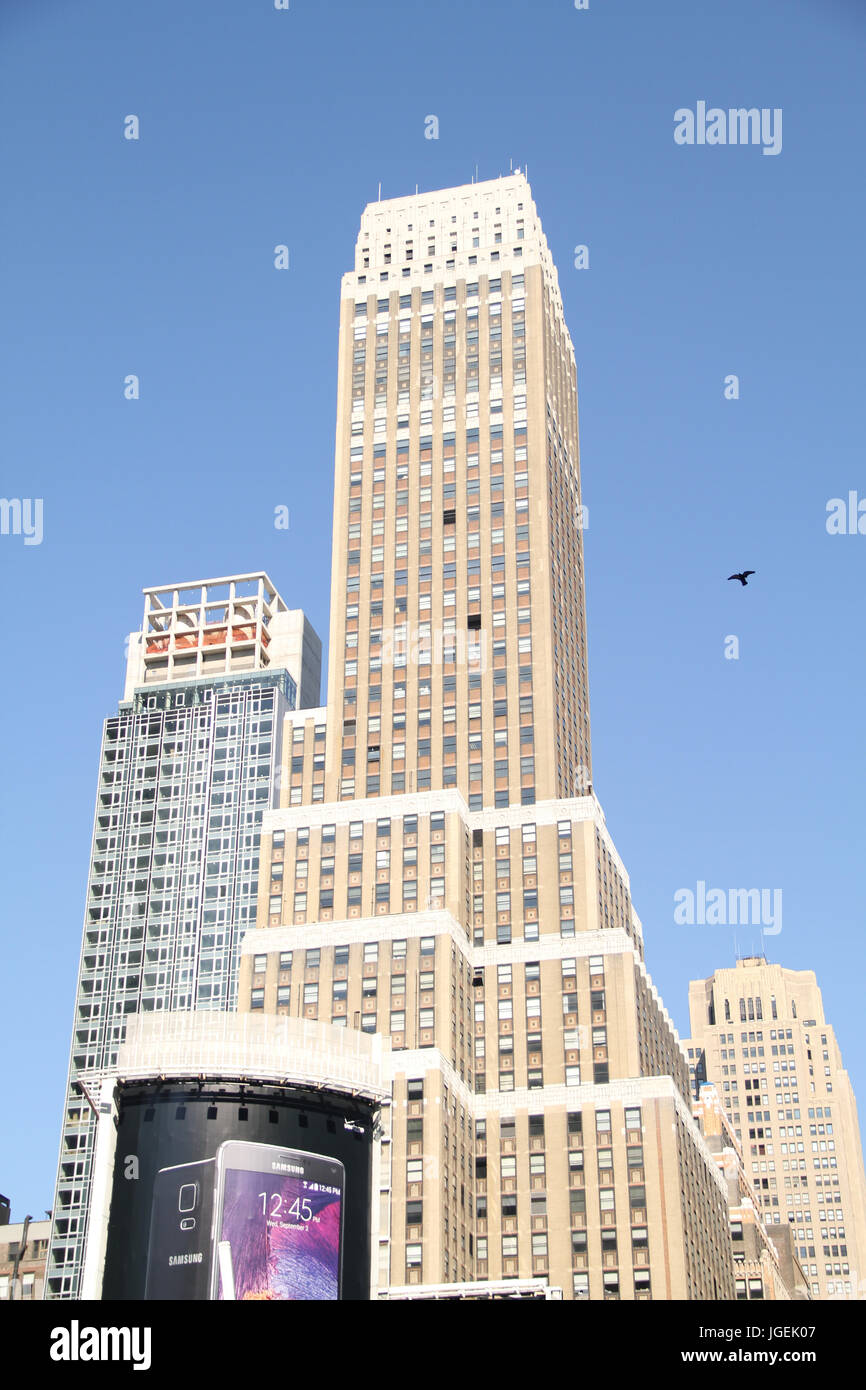 Nelson Tower, Times Square, New York, United States Stock Photo - Alamy