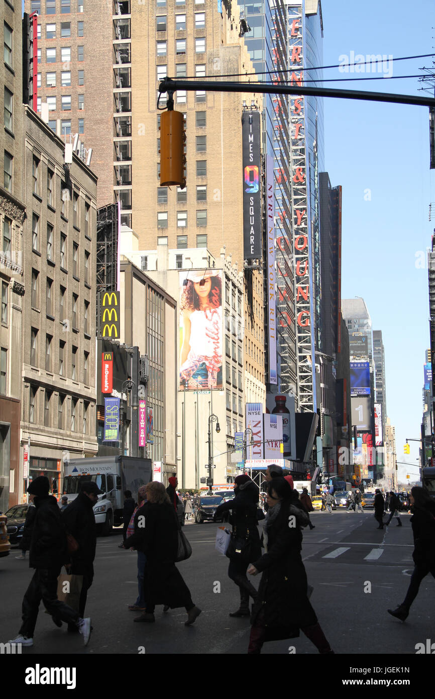 7th Avenue,Times Square, New York, United States Stock Photo - Alamy