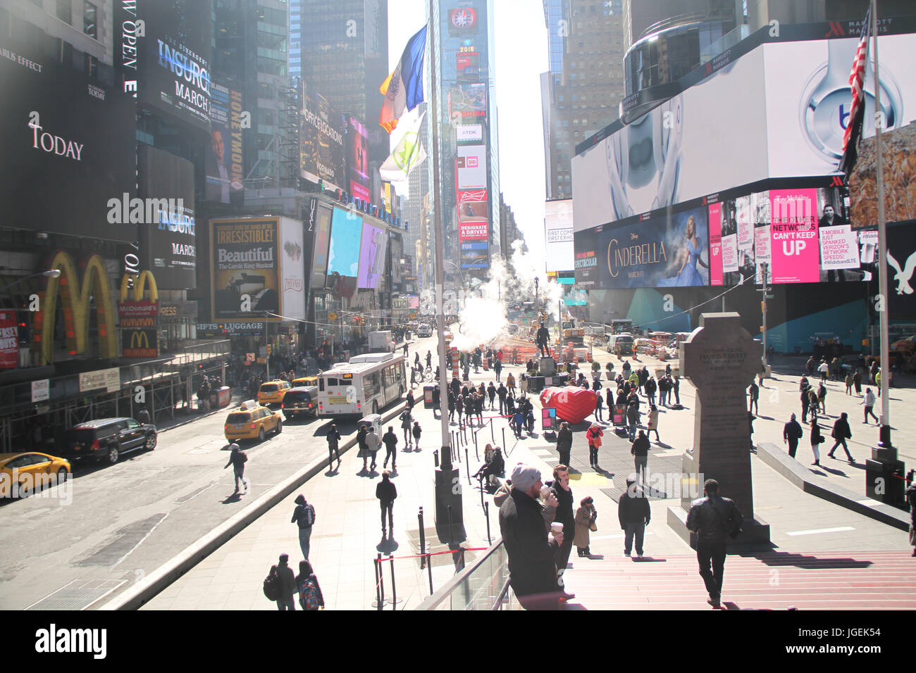 Father Duffy Square, Times Square, New York, United States Stock Photo ...