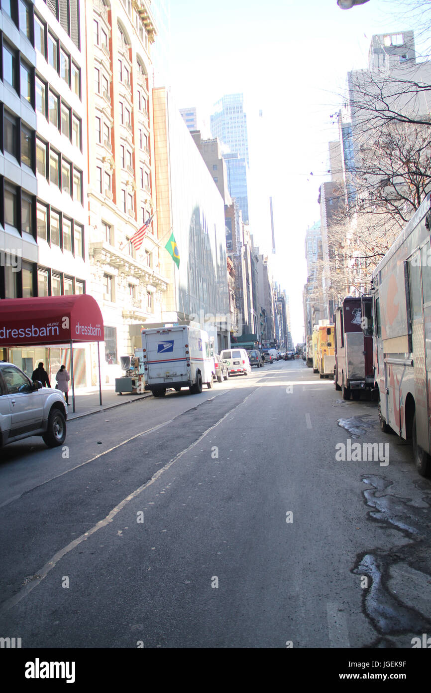 W 46th st manhattan hi-res stock photography and images - Alamy