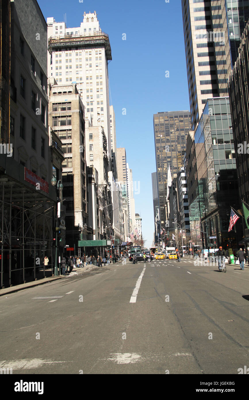 Fifth Avenue, Times Square, New York, United States Stock Photo - Alamy