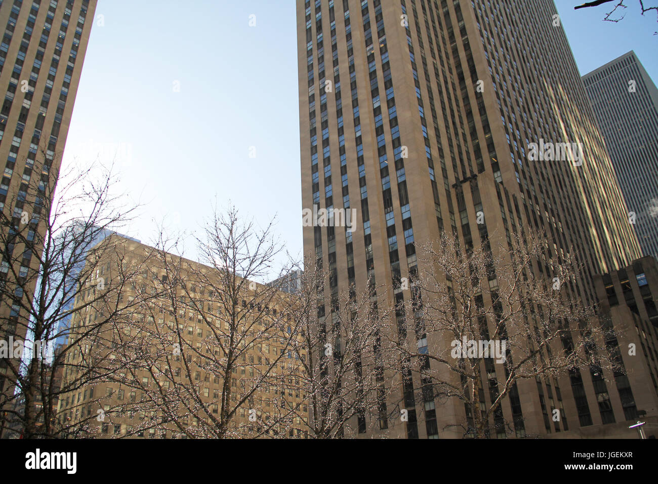 Rockefeller Center, W 50th street, Times Square, New York, United ...