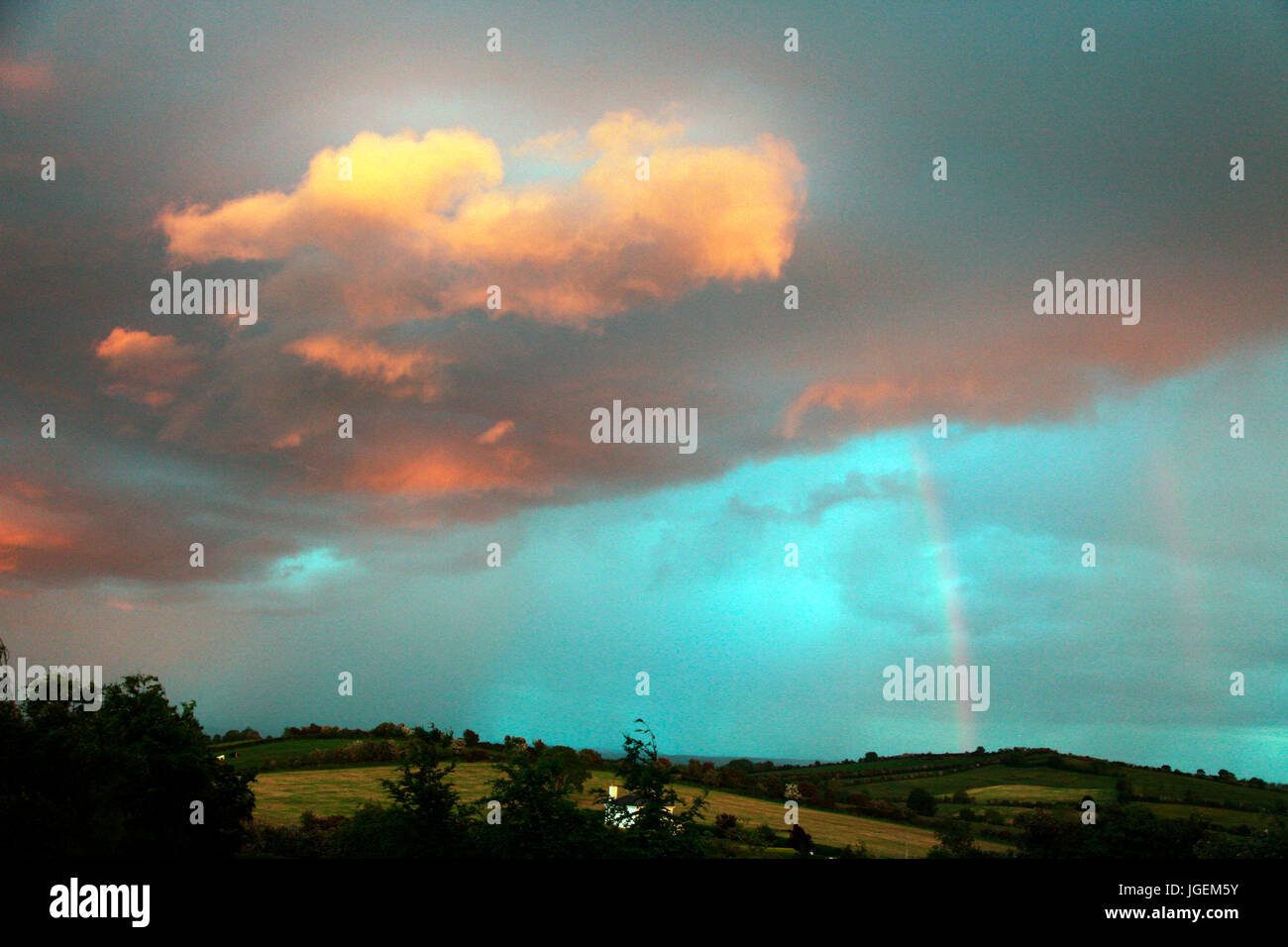 Half rainbow hi-res stock photography and images - Alamy