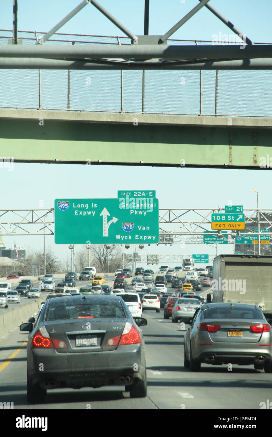 Expressway, New York, United States Stock Photo - Alamy