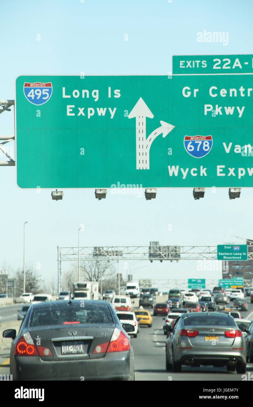 Expressway, New York, United States Stock Photo - Alamy