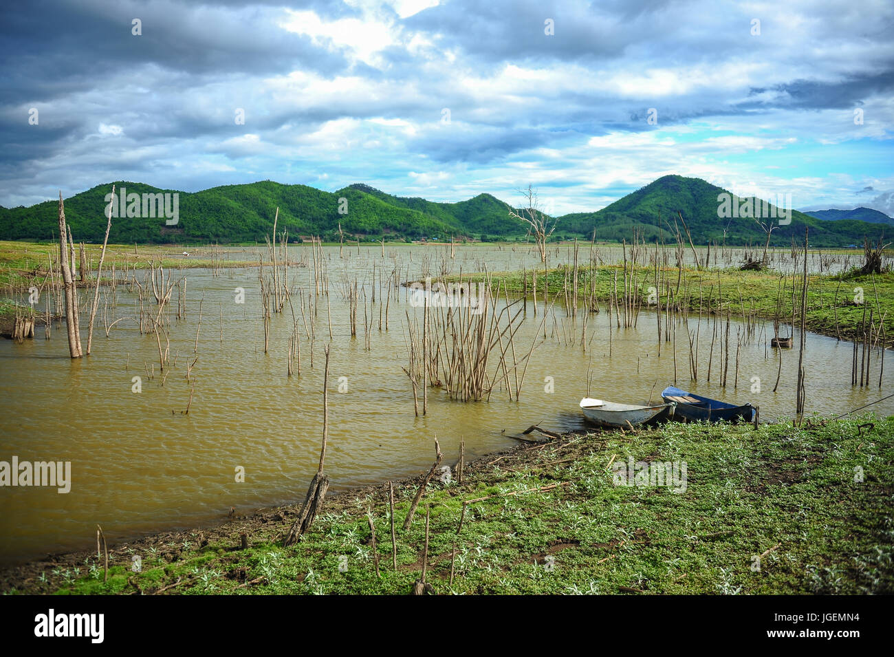 Rural swamp boats hi-res stock photography and images - Alamy