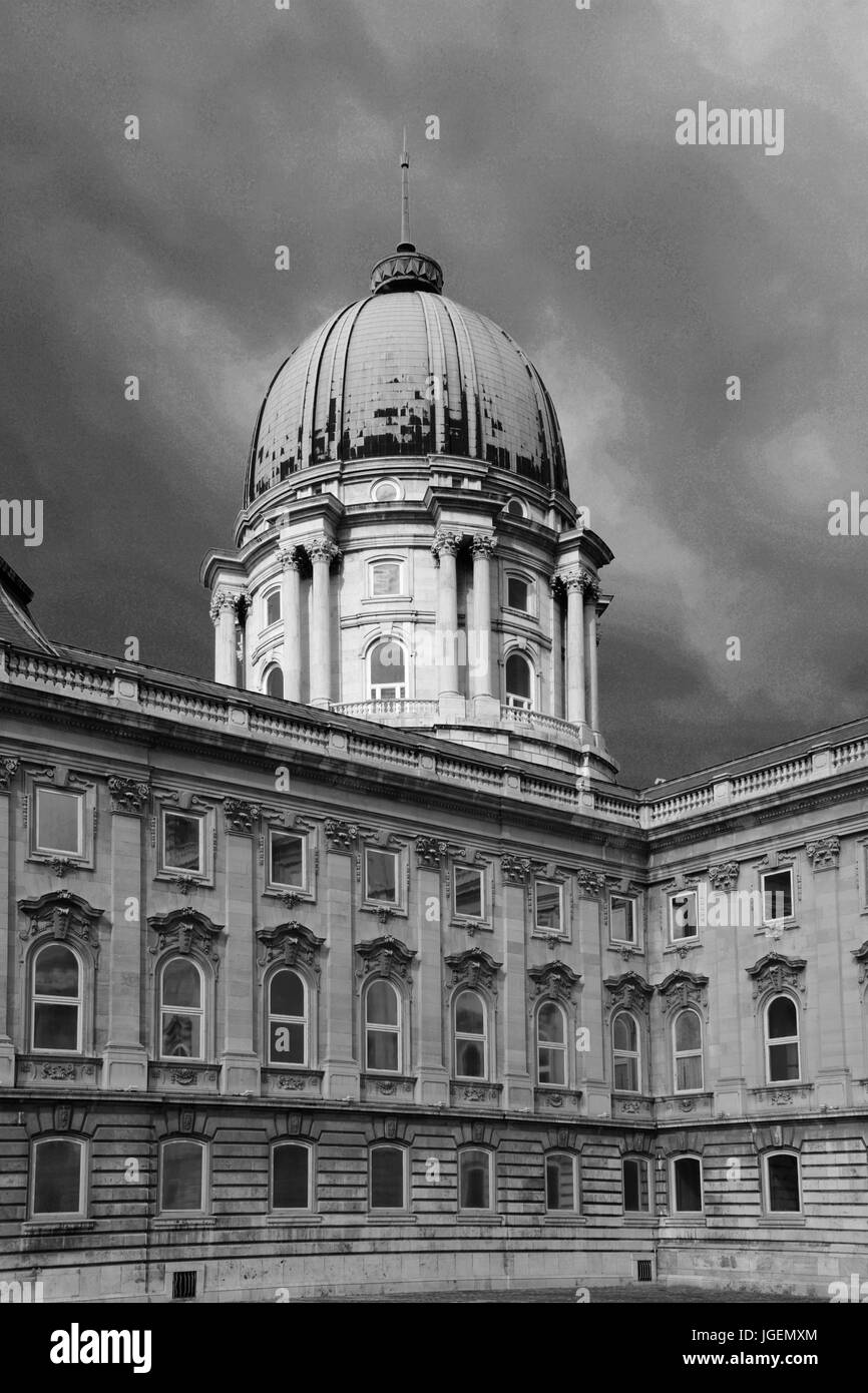 The National Szechenyi Library building, Castle Hill, Buda Palace ...