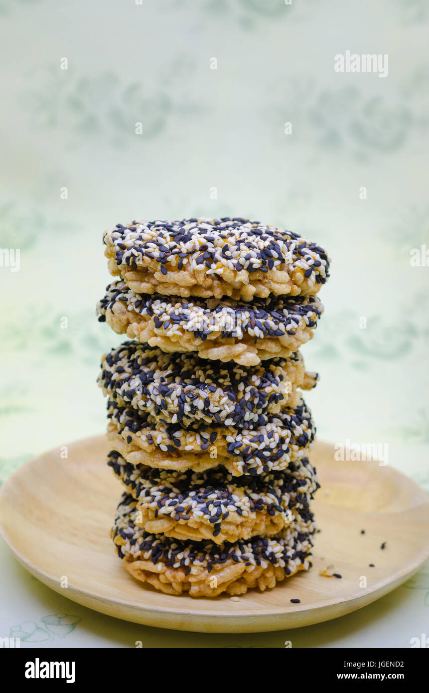 Sesame rice cracker hi-res stock photography and images - Alamy