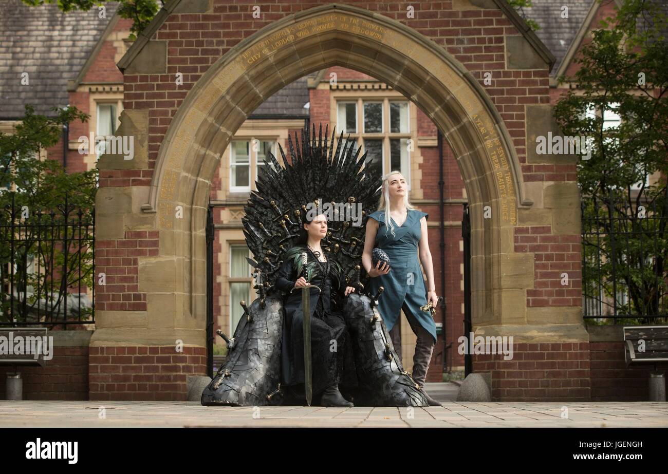 Susan Broadbent (left) dressed as Sansa Stark and Georgina Lambert ...