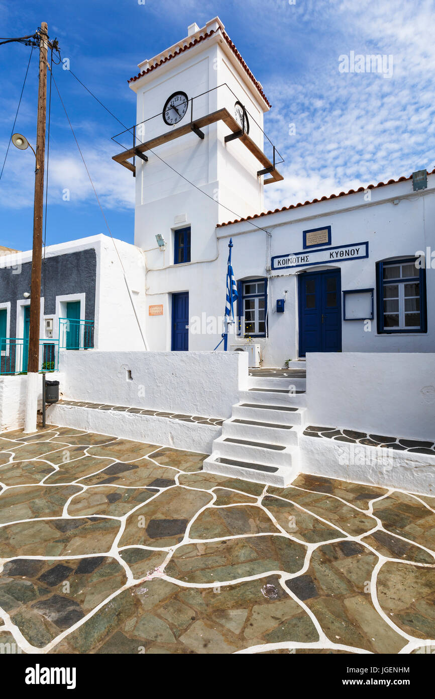 Messaria village on Kythnos island in Greece Stock Photo - Alamy
