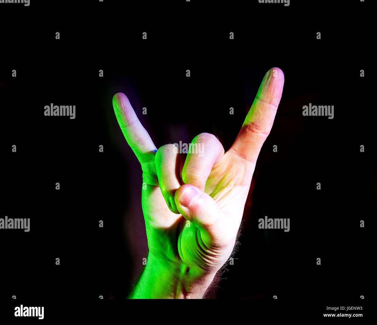 Devil Horns Sign Stock Photos & Devil Horns Sign Stock Images - Alamy