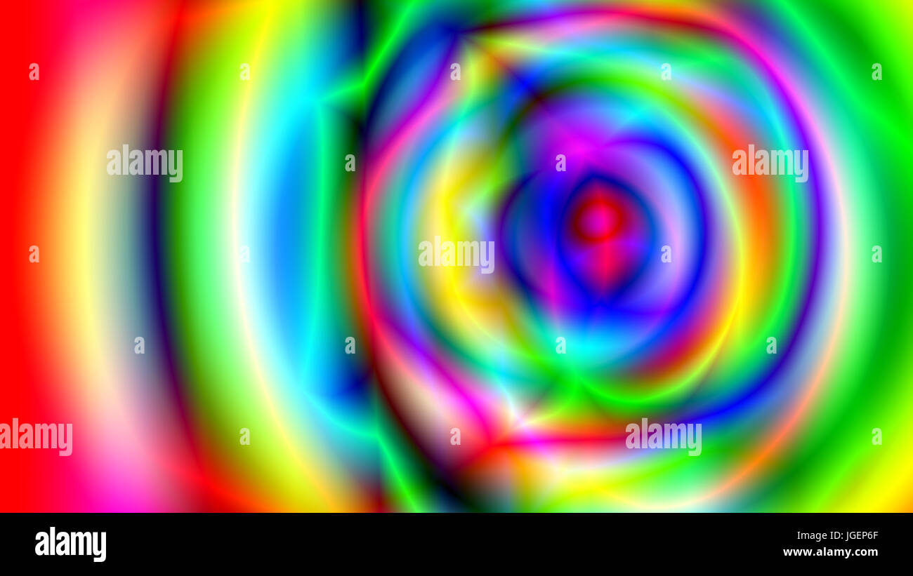 Abstract psychedelic multicolored background. Digital backdrop. 3d ...