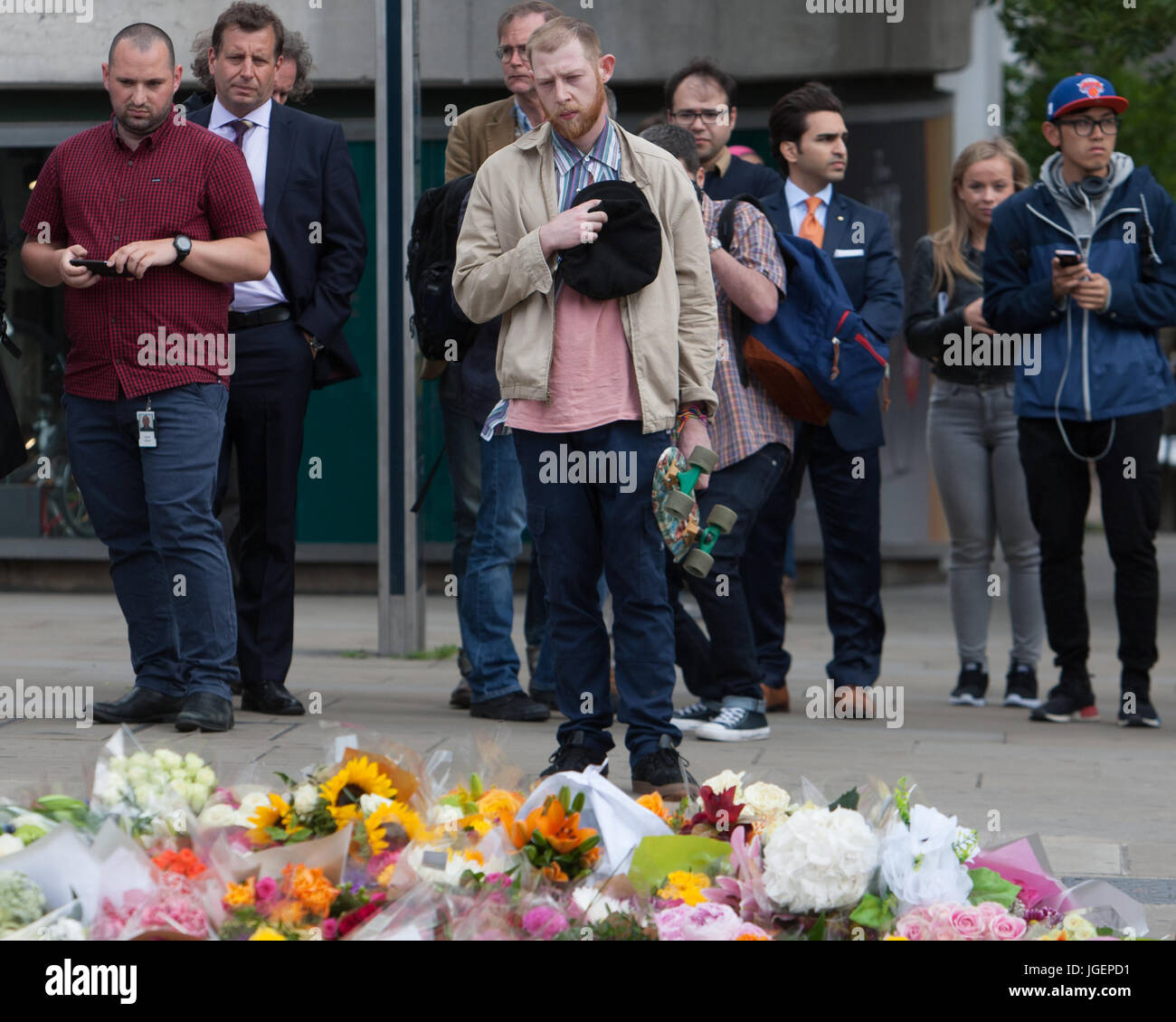 Monday after the scene of Terrorist Attack on London Bridge. Featuring ...