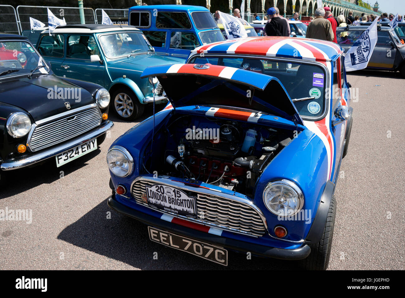Brighton, UK - May 17, 2015: London to Brighton Mini Car Run. This ...