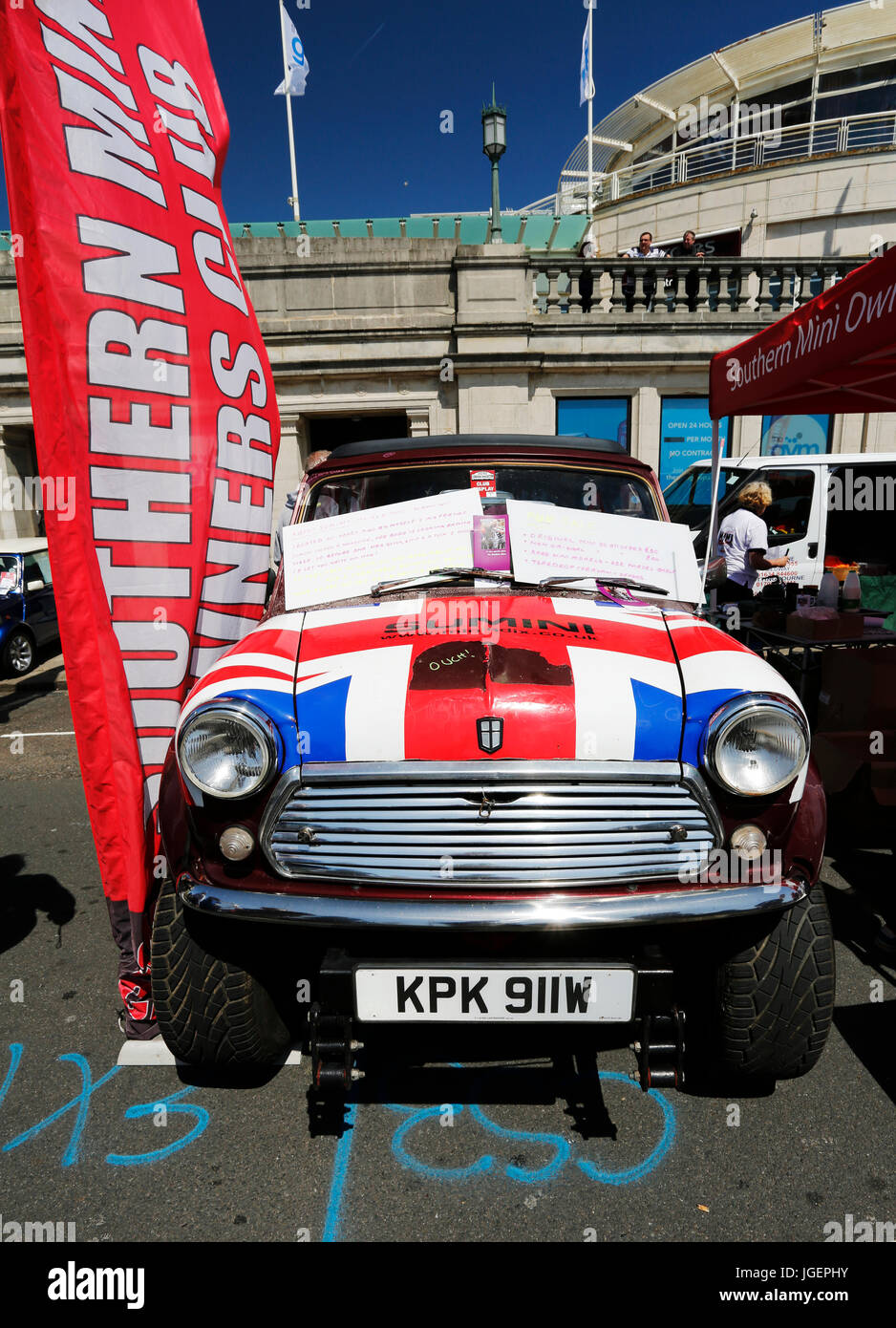 Brighton, UK - May 17, 2015: London to Brighton Mini Car Run. This ...