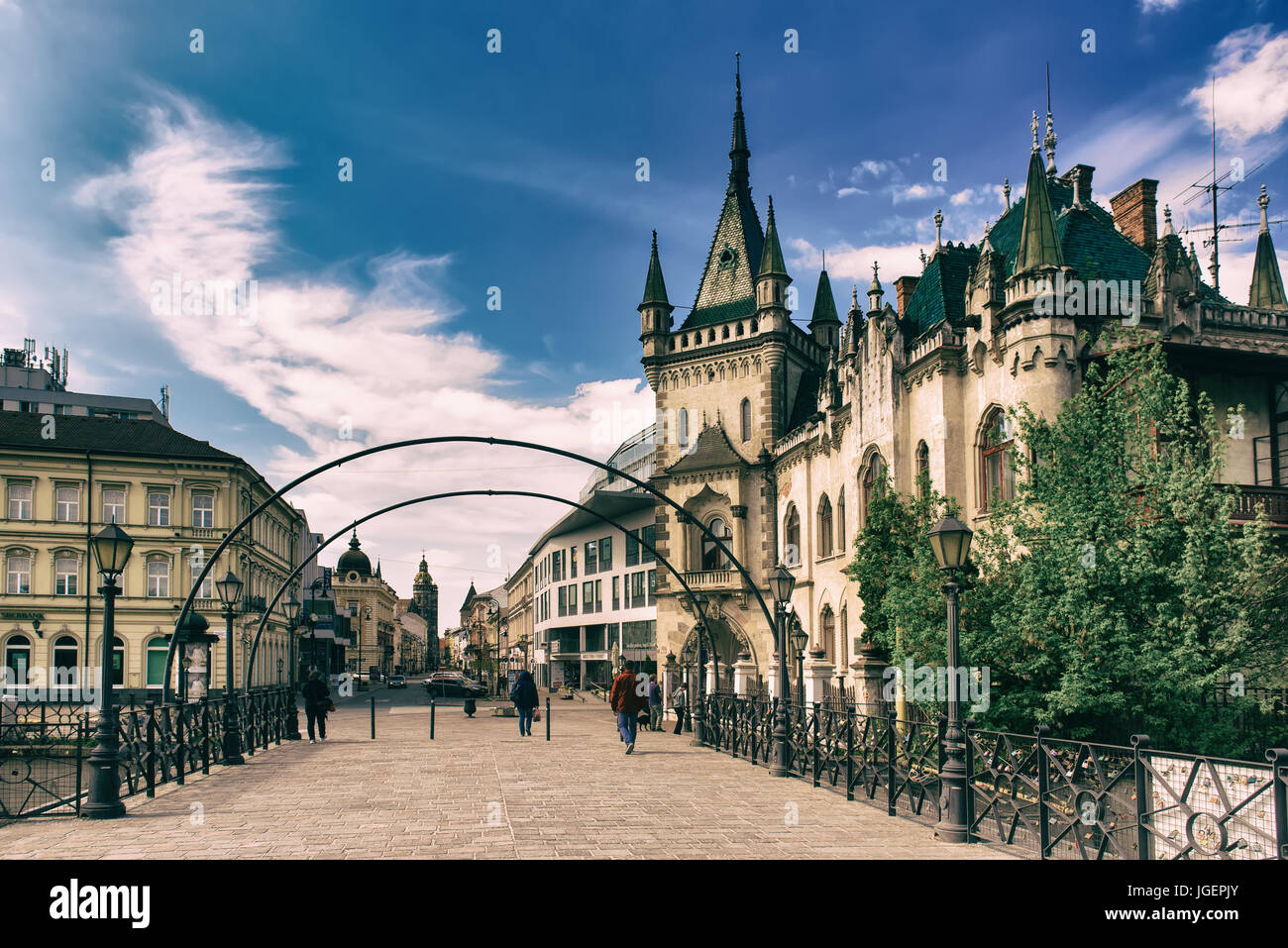 Jakab Palace Jakabov Palac Neo Gothic High Resolution Stock Photography ...