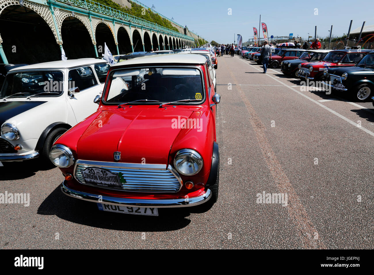 Brighton, UK - May 17, 2015: London to Brighton Mini Car Run. This ...