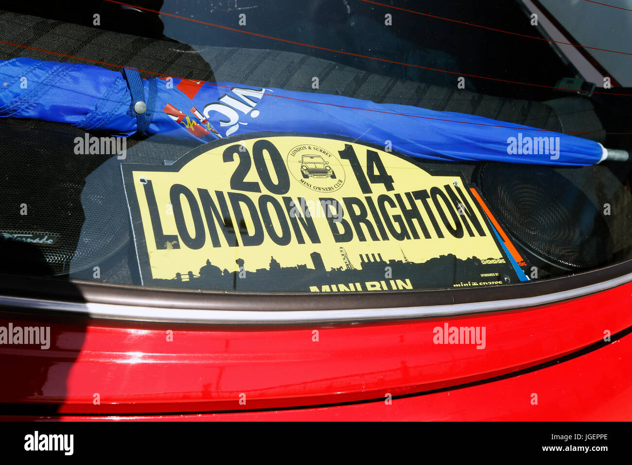 Brighton, UK - May 17, 2015: London to Brighton Mini Car Run. This ...